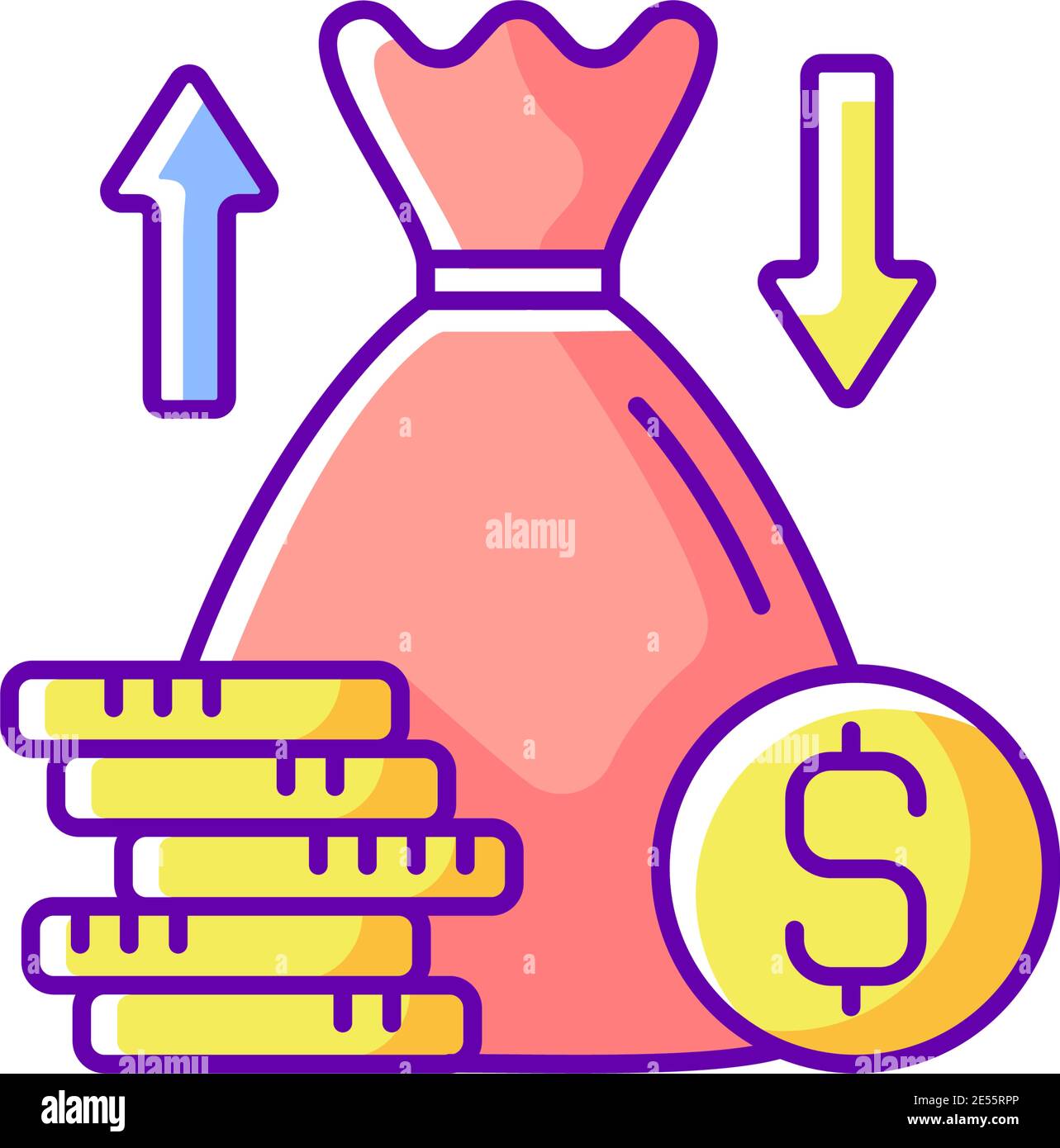 Over an under Stock Vector Images - Alamy