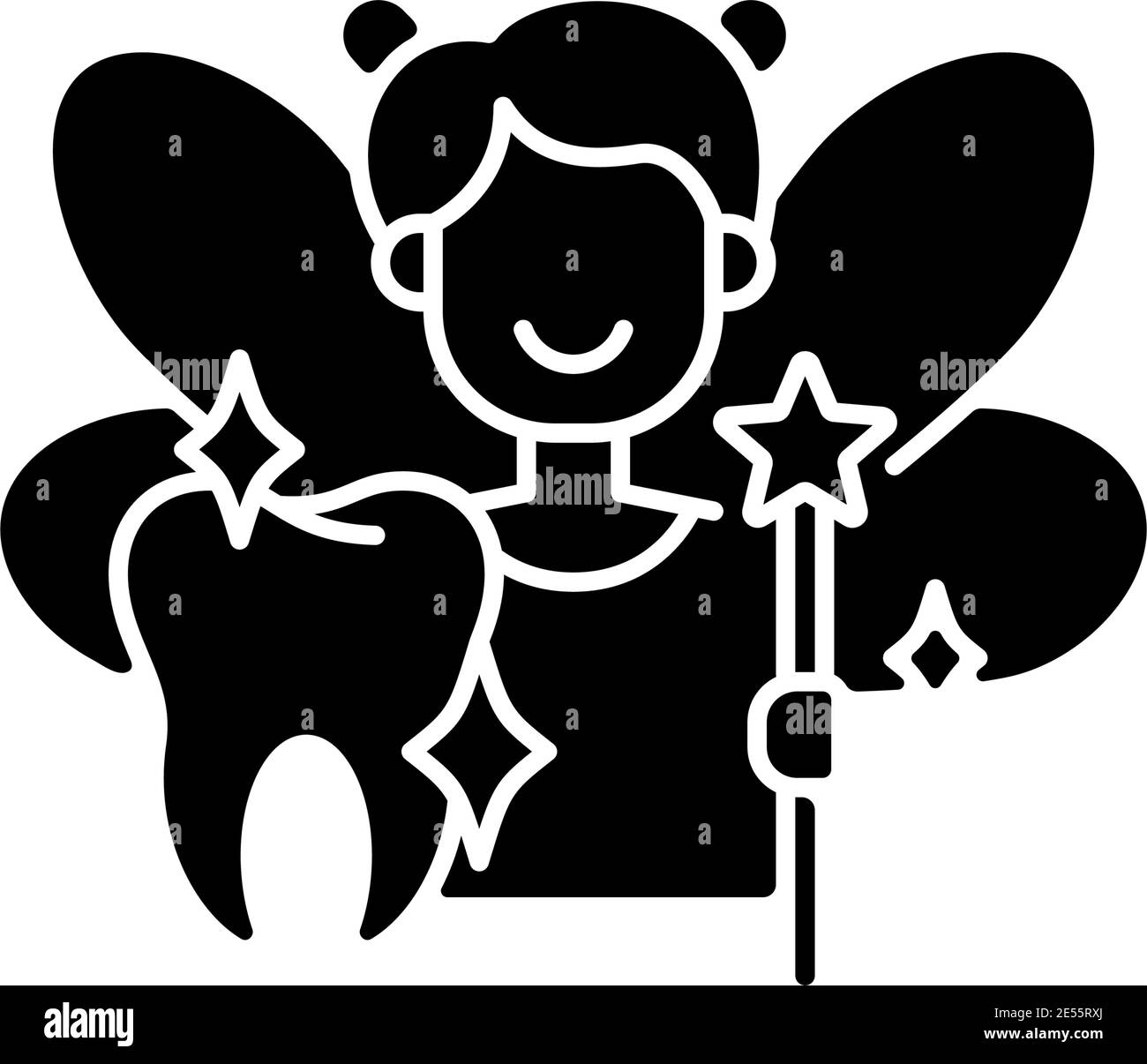 Pediatric dentistry black glyph icon Stock Vector Image & Art - Alamy