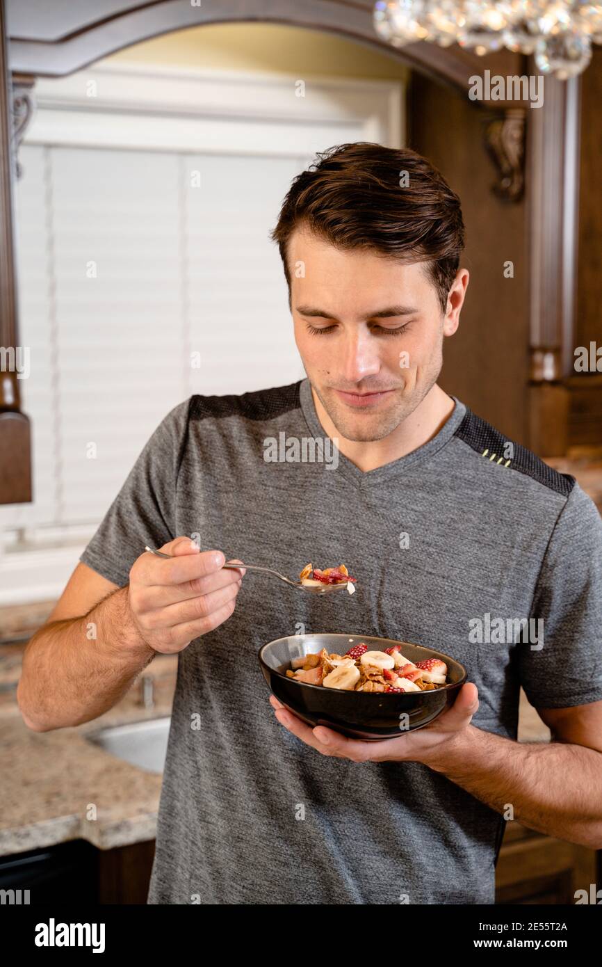 Early morning breakfast cereal hi-res stock photography and images - Alamy