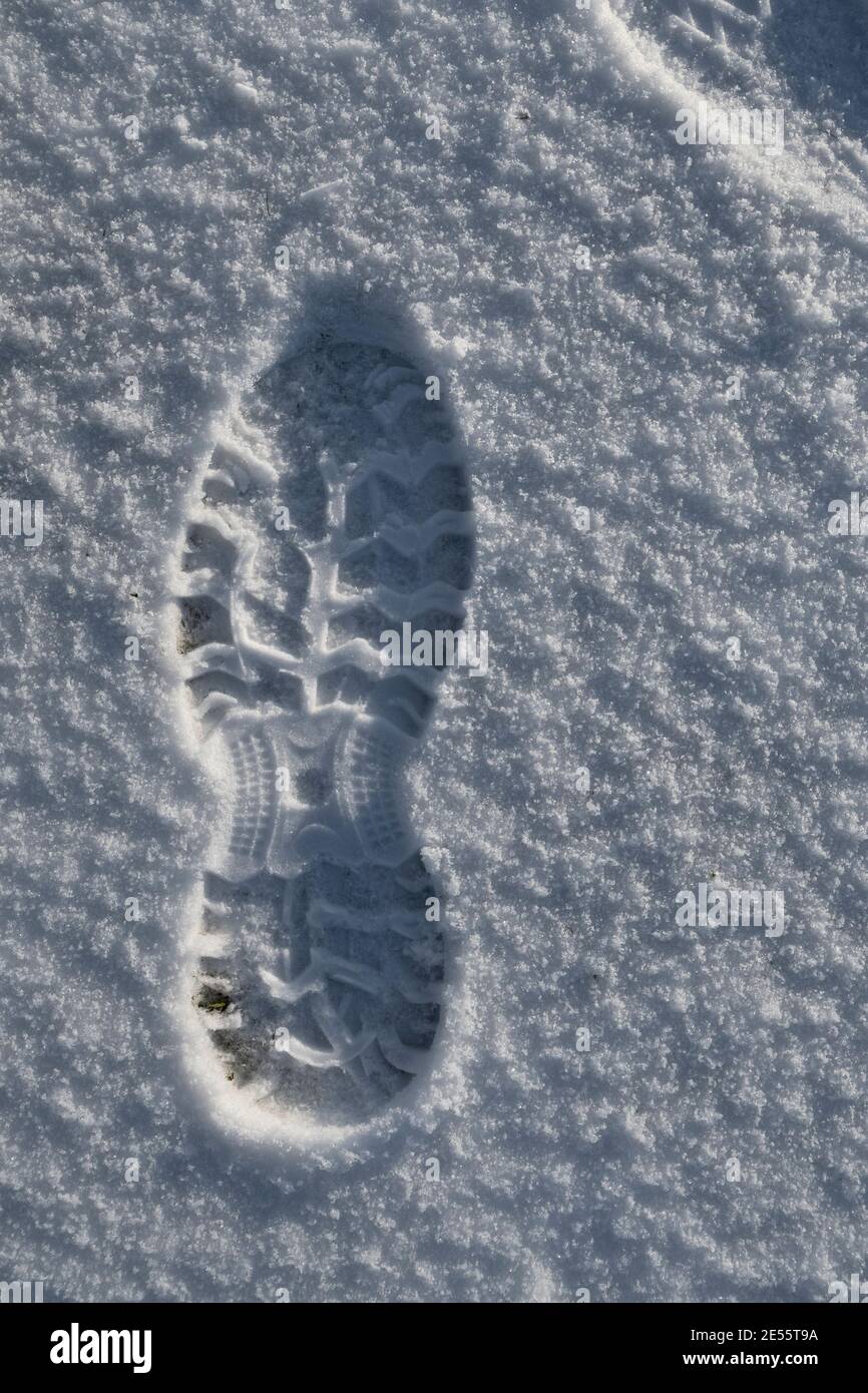 Impression Track Footprints Footprint High Resolution Stock Photography ...