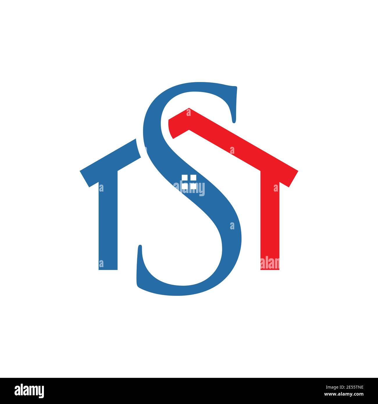 logo letter S home with roof design vector Stock Vector Image & Art - Alamy