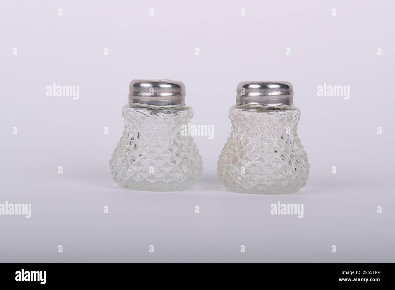 Vintage empty glass Salt and Pepper Shakers from the 70's - 80's. Luke ...