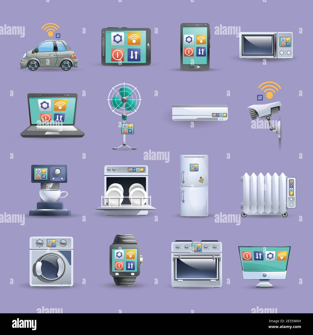 Internet of things remote control providing home comfort worldwide flat ...