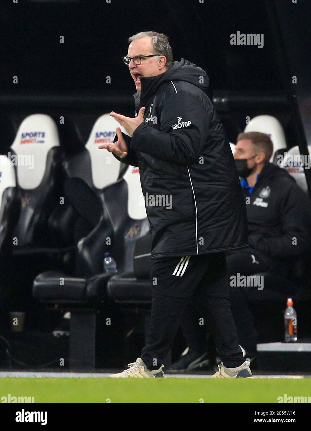 Leeds United manager Marcelo Bielsa during the Premier League match at ...