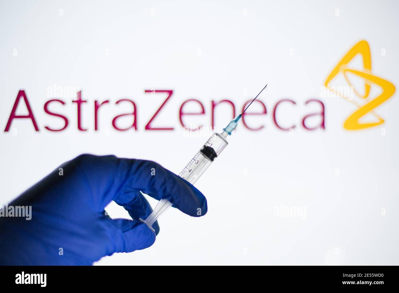 In this photo illustration, a close up of a hand seen holding a medical ...