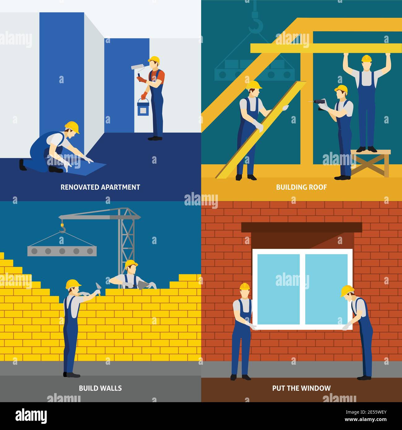 Block carpentry Stock Vector Images - Alamy