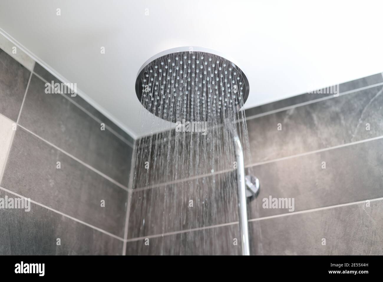 Water flows from shower in hi-res stock photography and images - Alamy