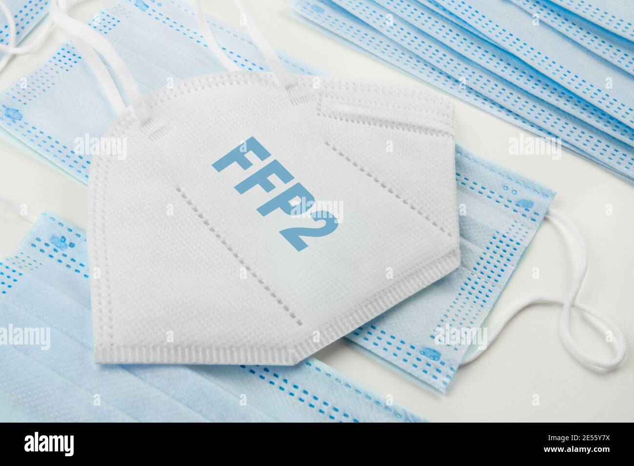 Ffp2 masks mandatory hi-res stock photography and images - Alamy