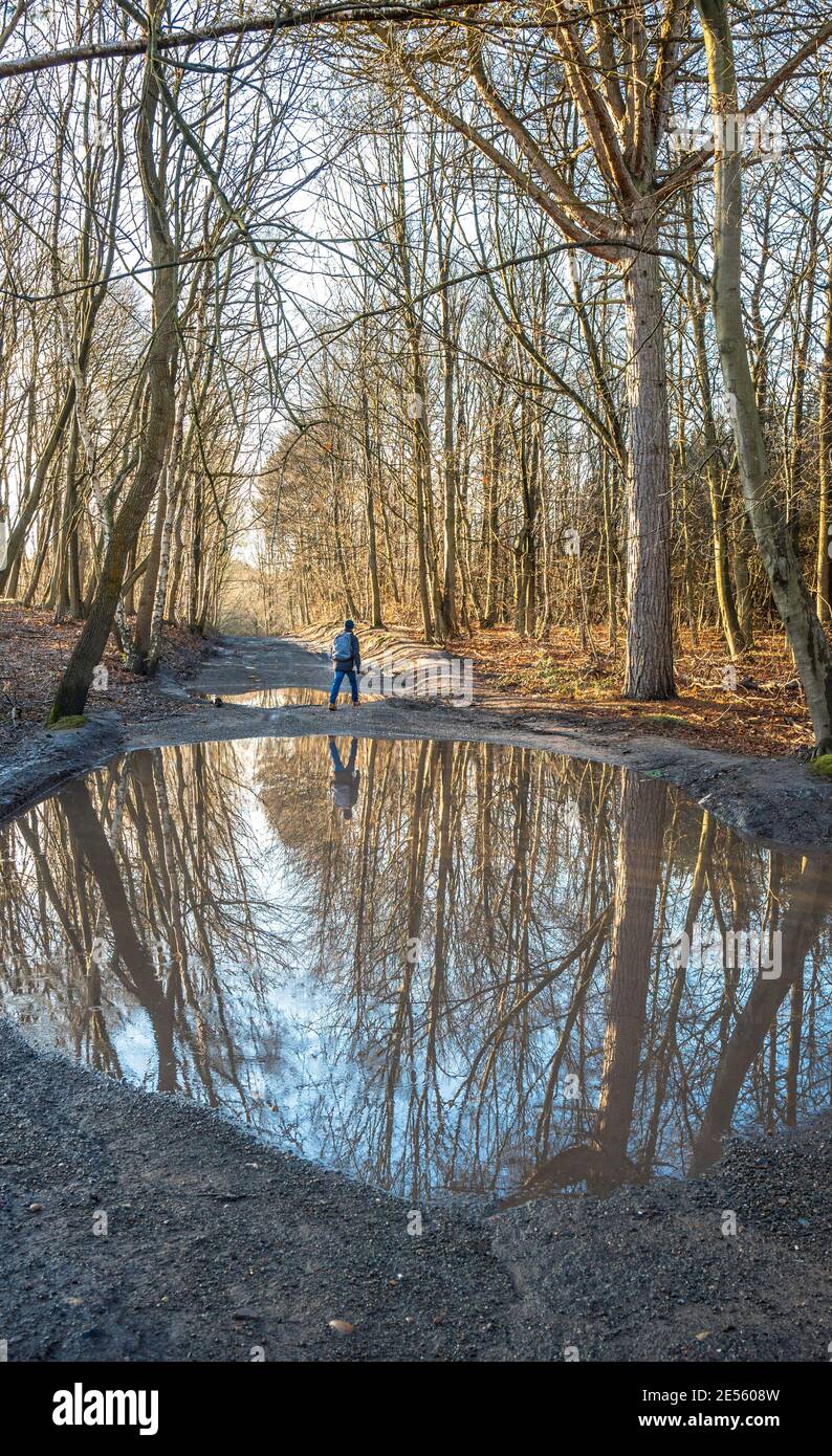 Large puddle hi-res stock photography and images - Alamy