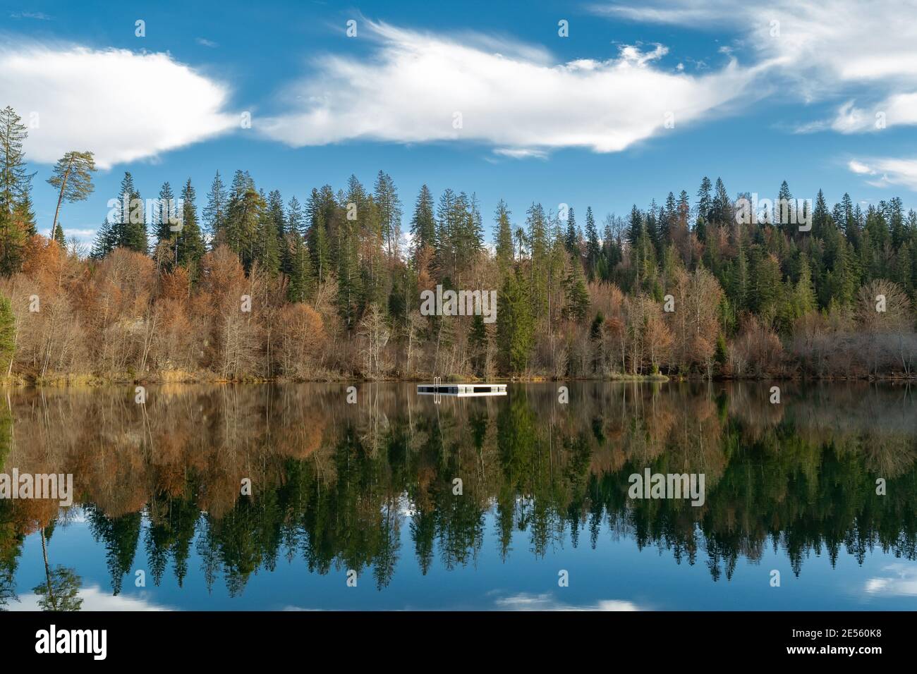 Crestasee lake switzerland hi-res stock photography and images - Alamy