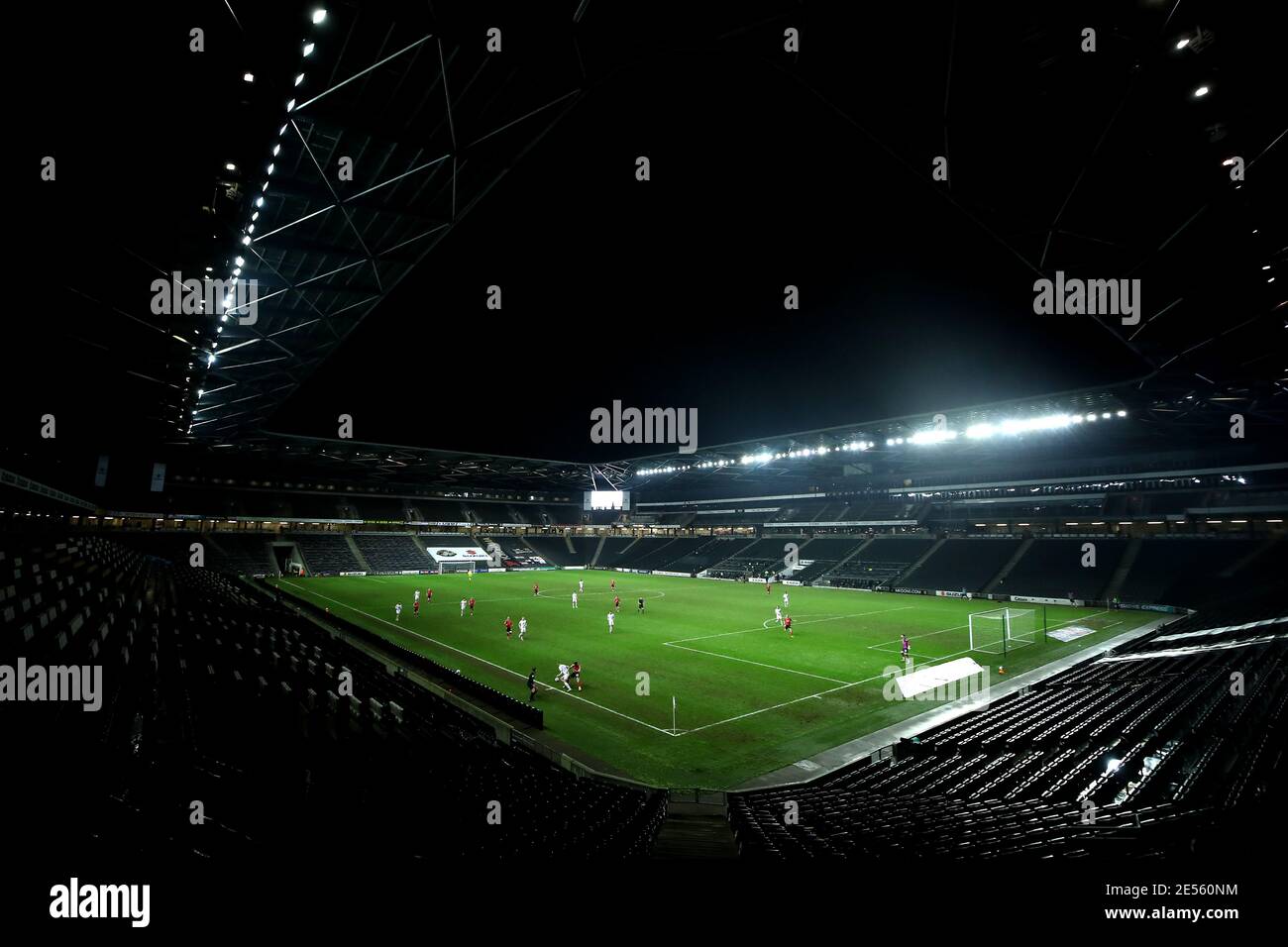 Mk dons football ground pitch hi-res stock photography and images - Alamy