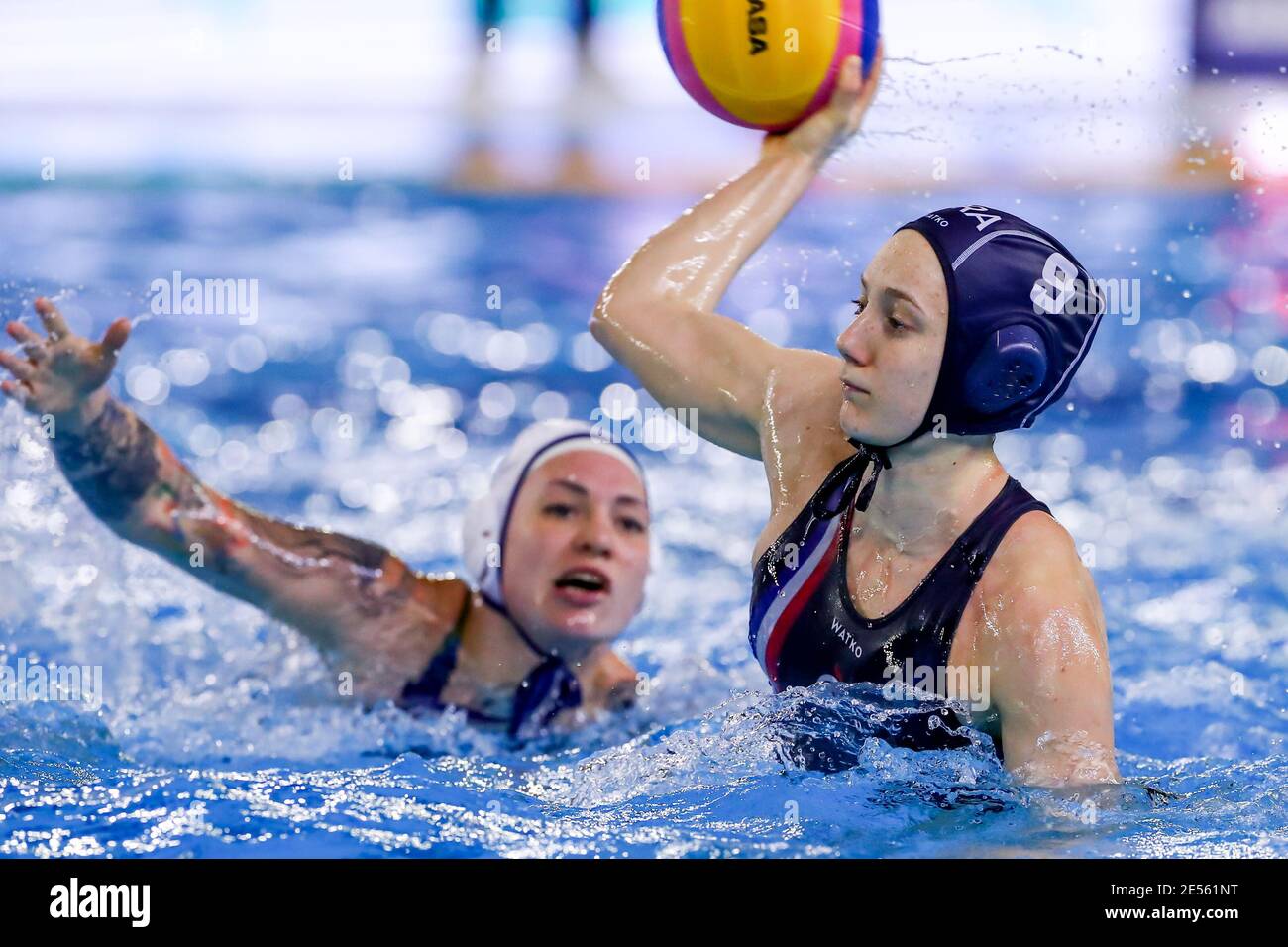 TRIESTE, ITALY - JANUARY 24: Ema Martine Vernoux of France during the ...