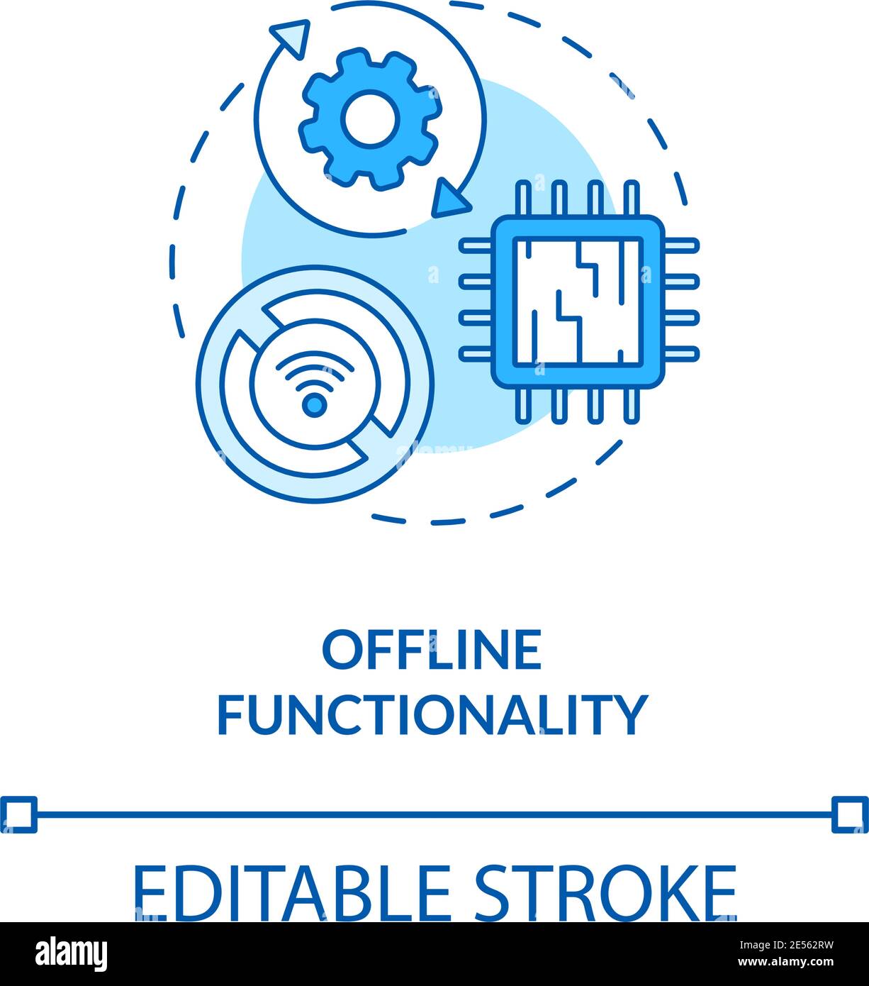 Offline functionality concept icon Stock Vector Image & Art - Alamy Offline functionality concept icon Stock Vector Image & Art - Alamy
