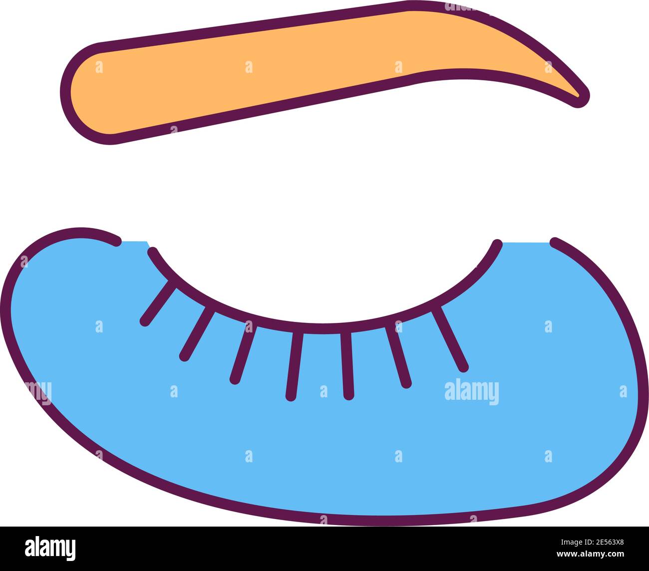 Eye patches color line Stock Vector Images - Alamy