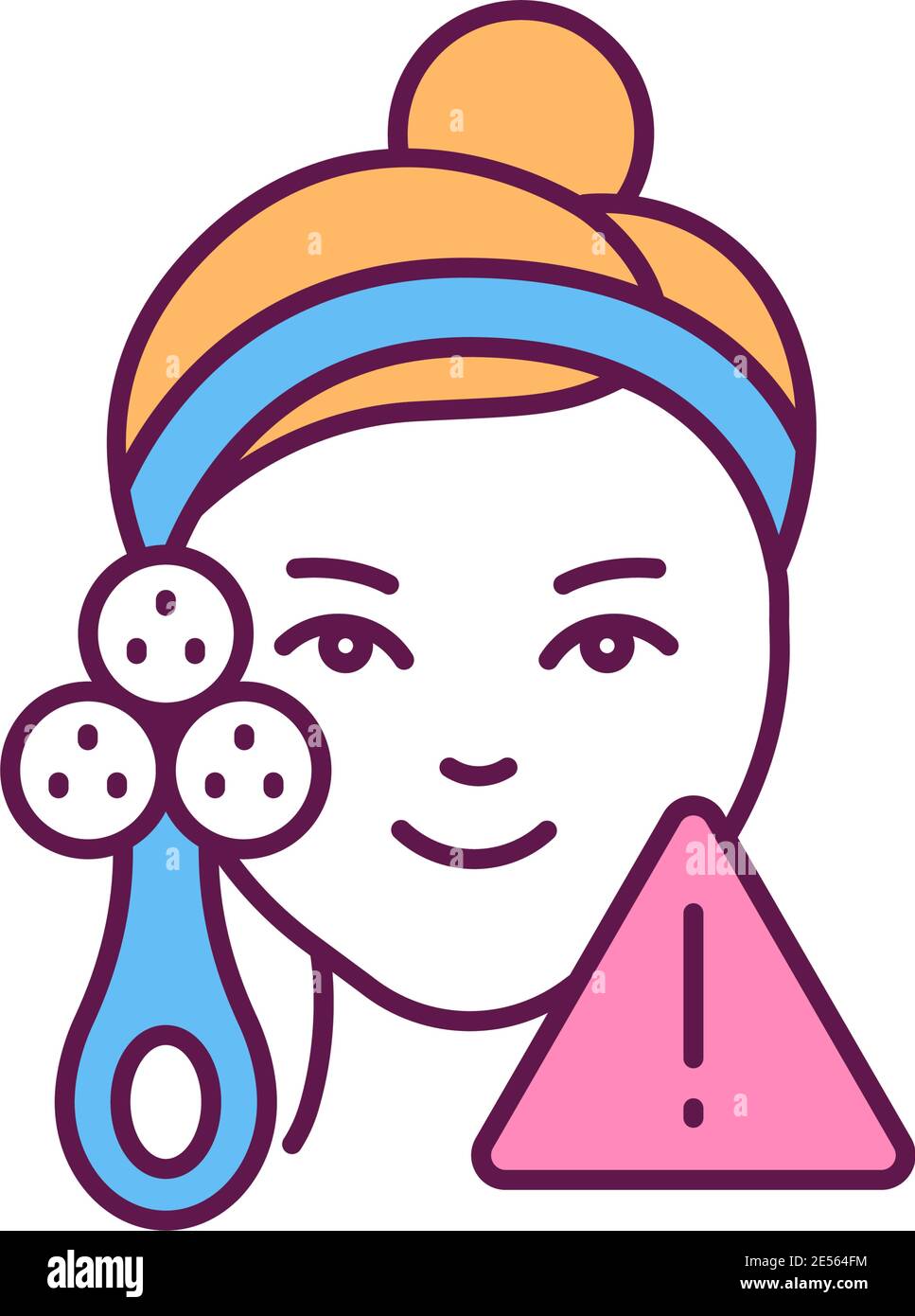 Home facial skin clean Cut Out Stock Images & Pictures - Alamy