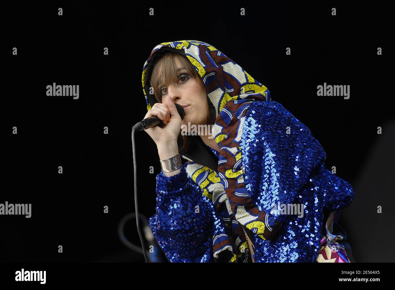 French singer Yelle performs live during the Virgin Show at the Parc ...