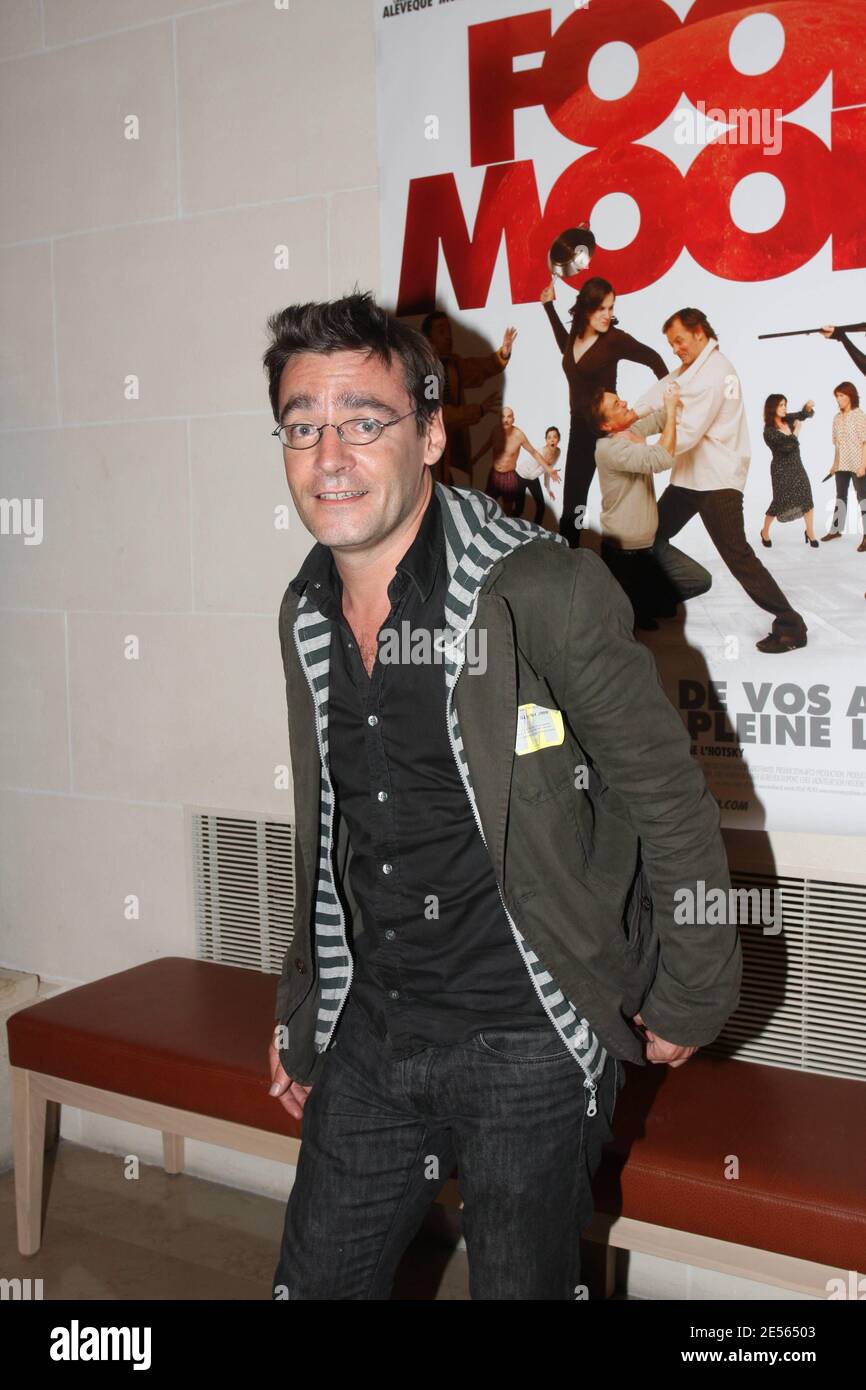 French actor Emmanuel Joucla attends the premiere of 'Fool moon' held ...