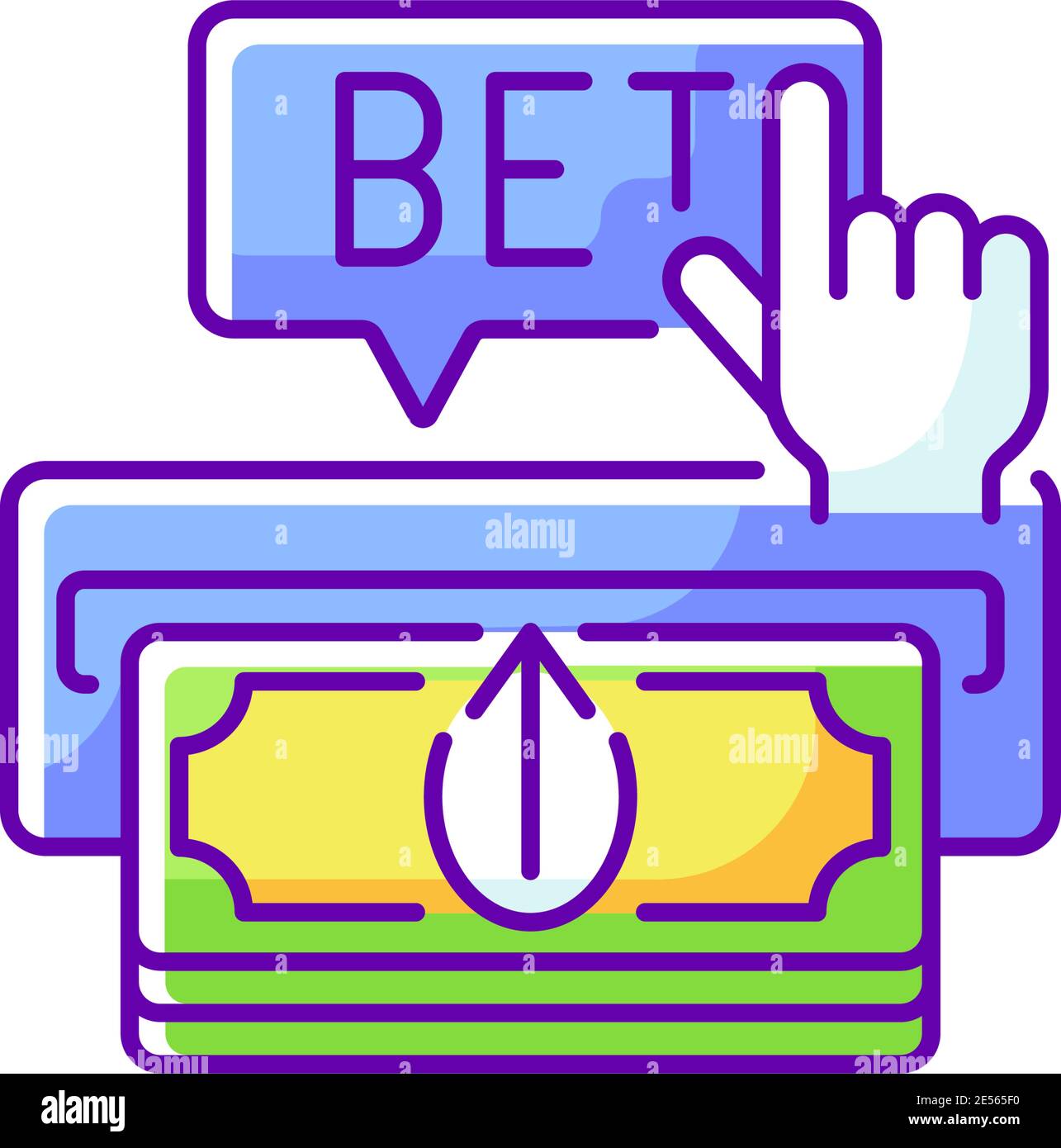 Making withdrawal Stock Vector Images - Alamy