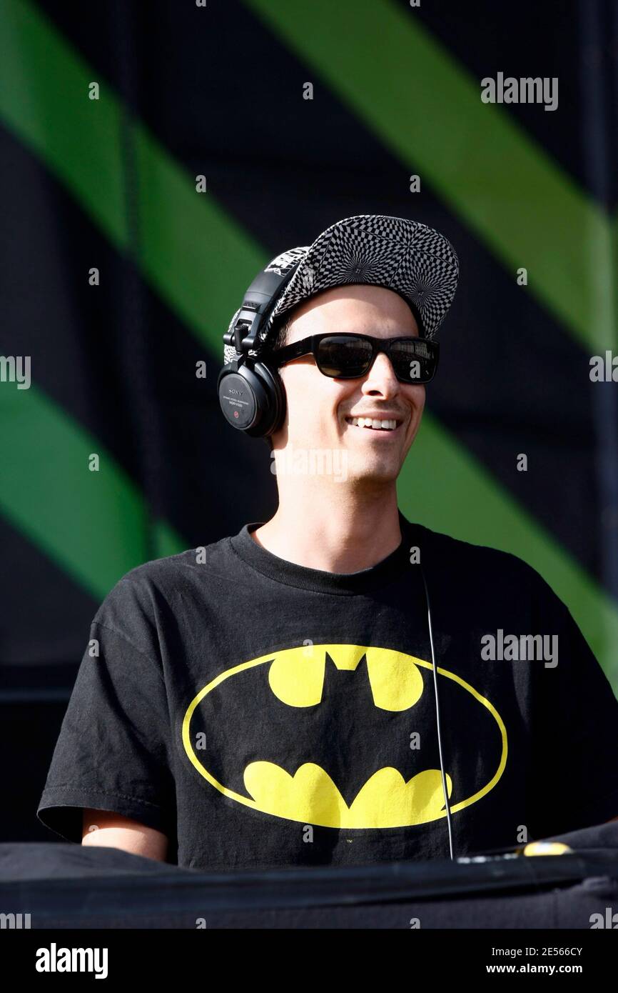 Dj Boys Noize performs live on stage during the Main Square Festival in ...