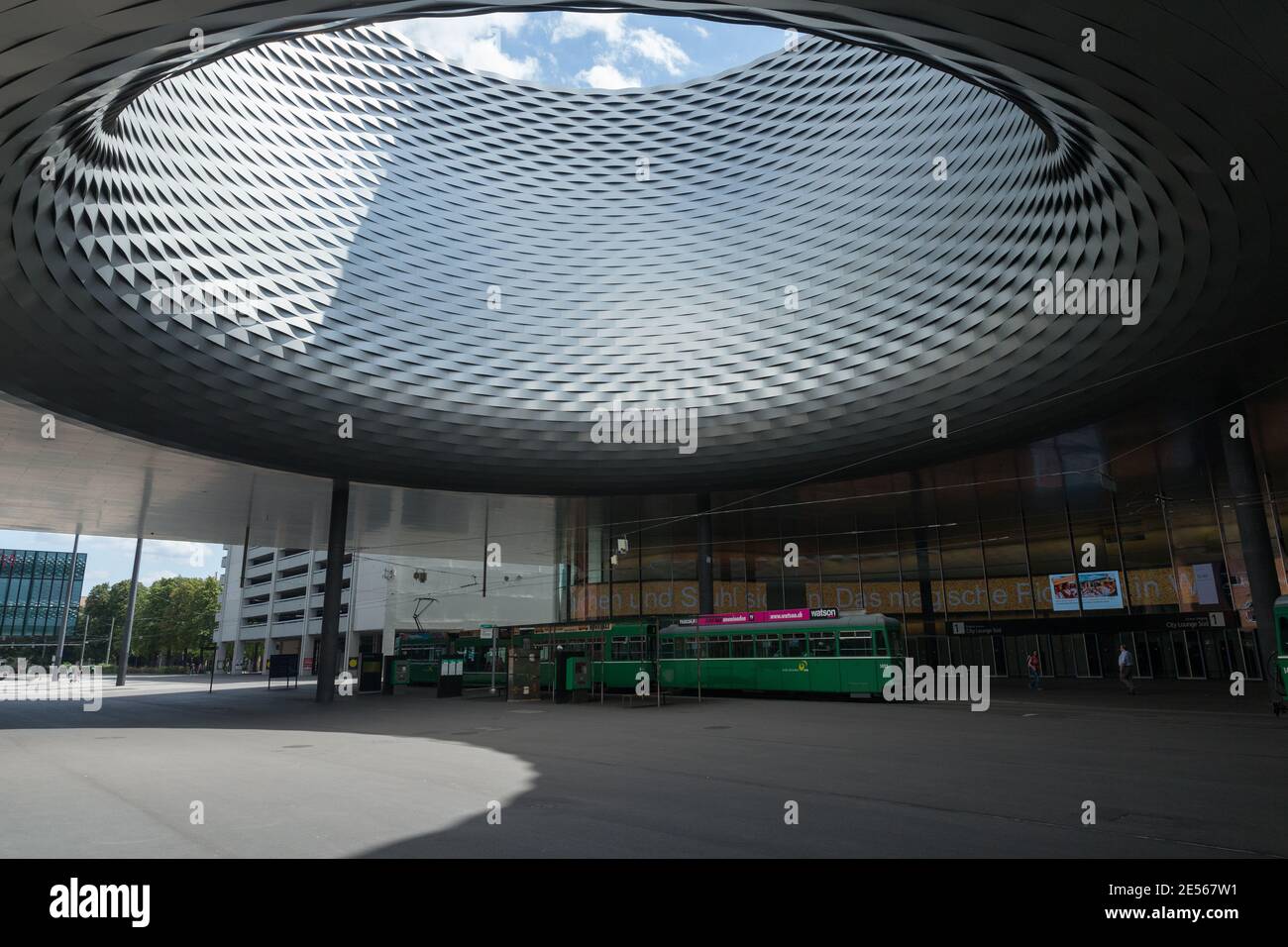 The Messe Basel New Hall designed by Herzog and De Meuron was completed ...