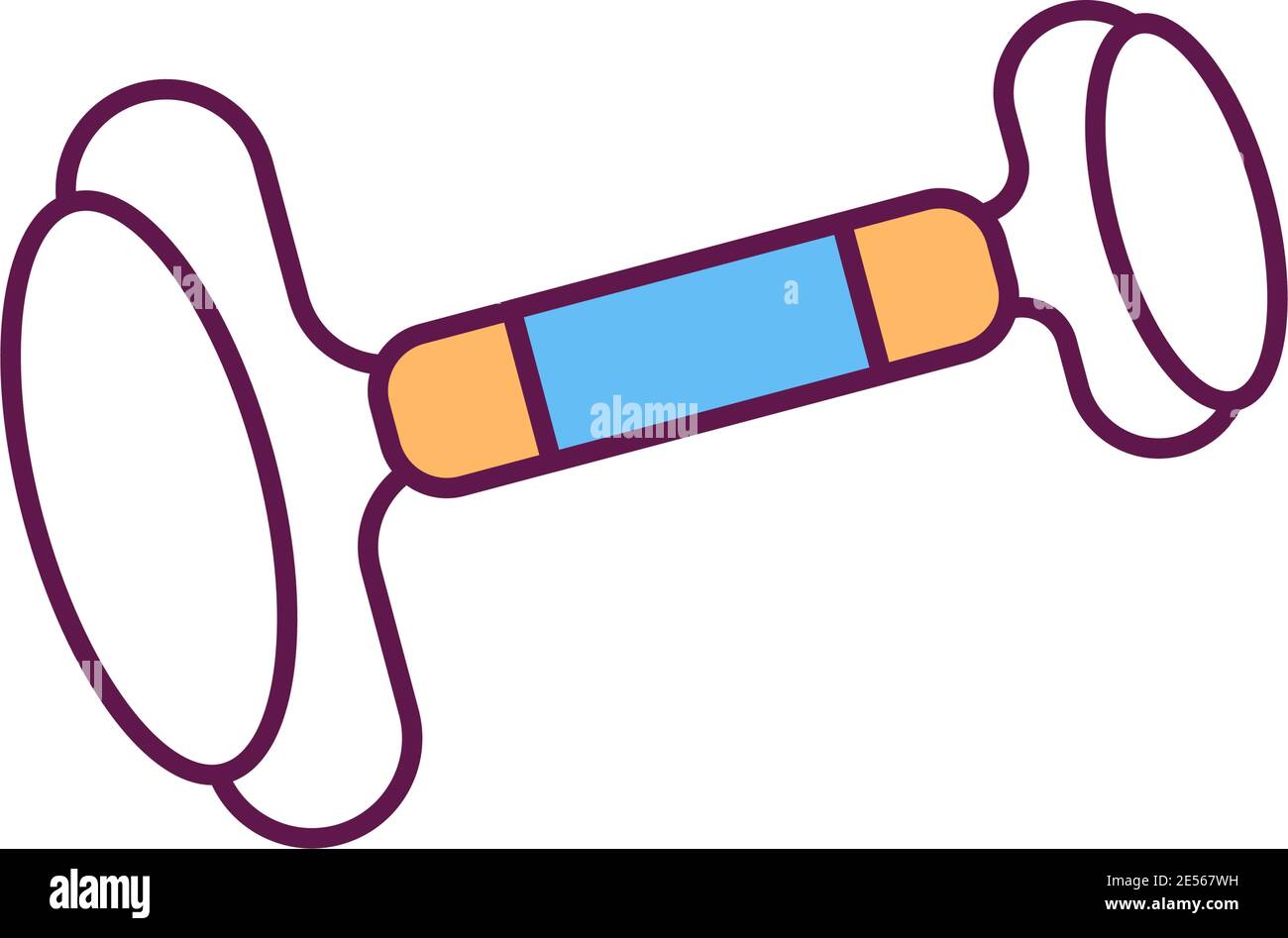 Facial massage line color Stock Vector Images - Alamy