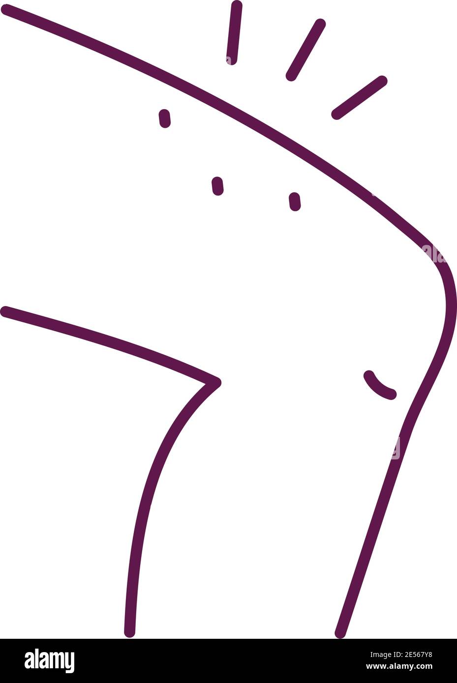 Pain eczema color icon Stock Vector Images - Alamy