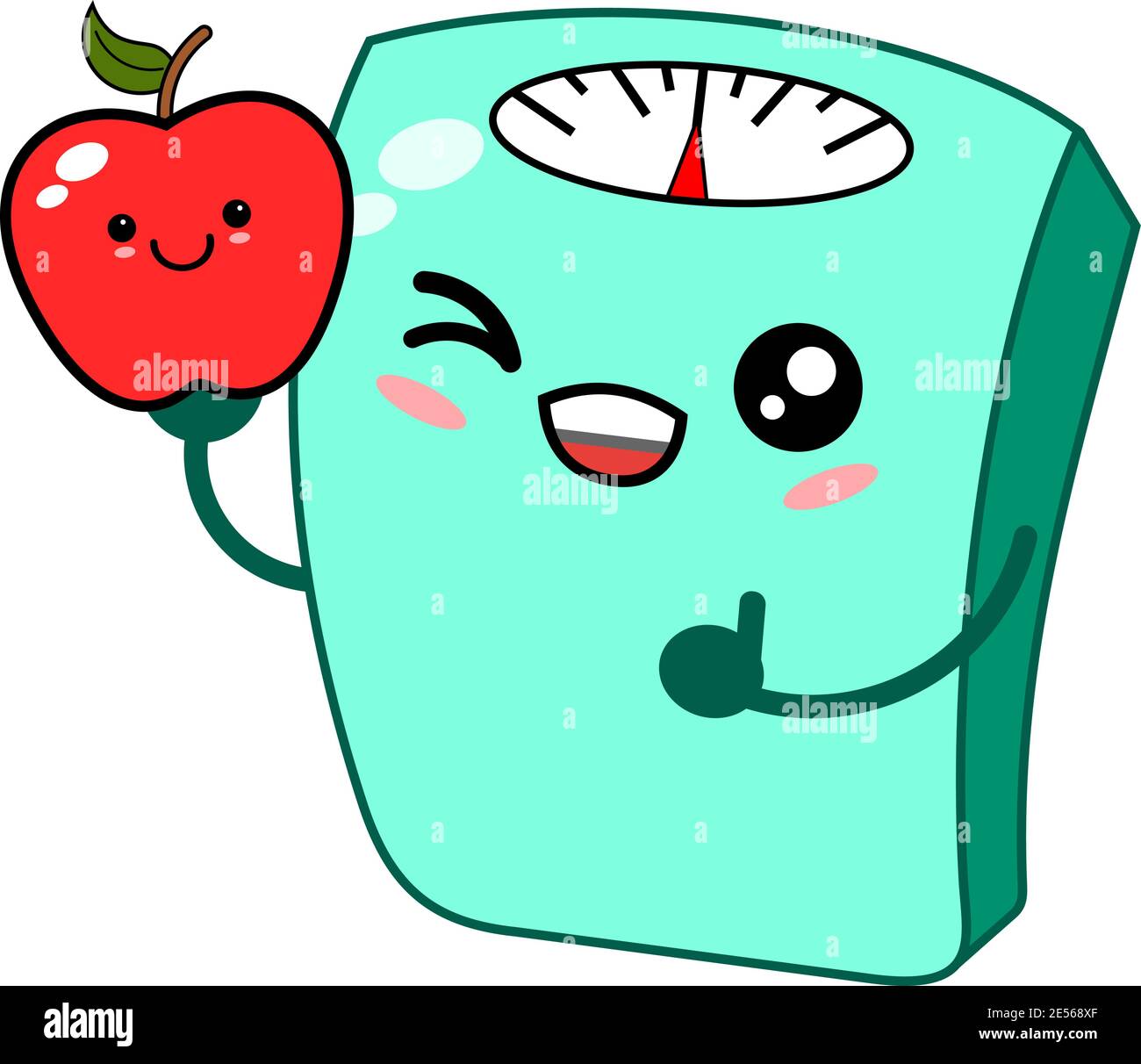 Funny Bathroom Scale Cartoon