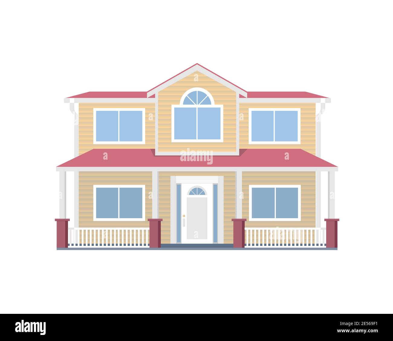 House siding isolated Stock Vector Images - Alamy