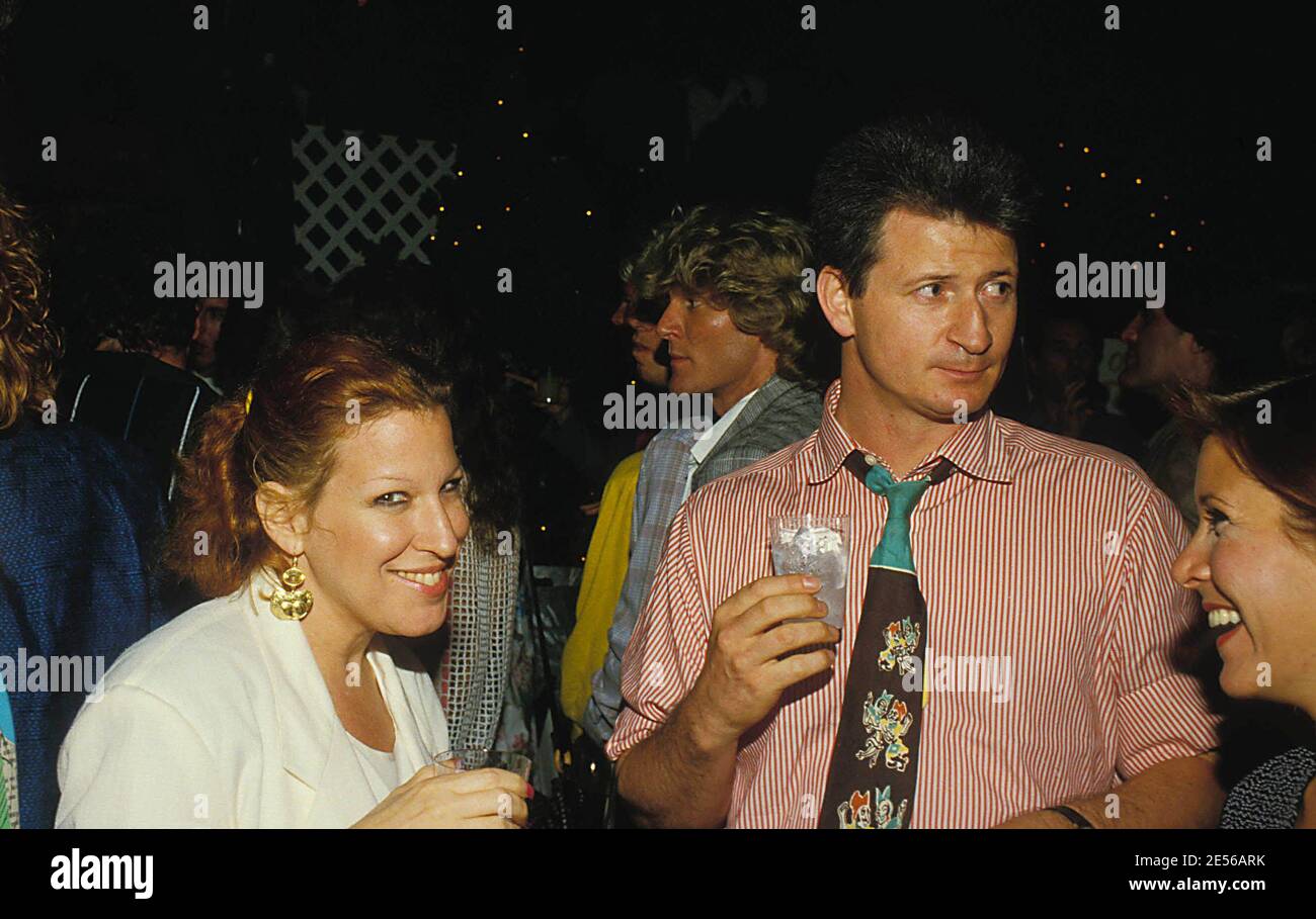 Bette Midler and Husband Martin Von Hasselberg 1985 Credit: Ralph ...