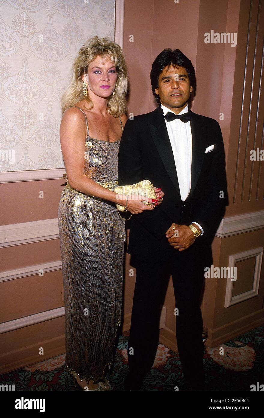 Erik Estrada And Peggy Rowe 1986 Credit: Ralph Dominguez/MediaPunch ...