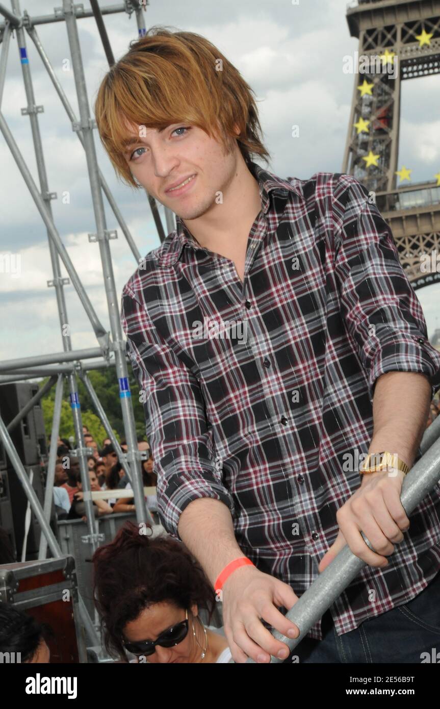 Jules from TV show La Nouvelle Star participates in the Concert for ...