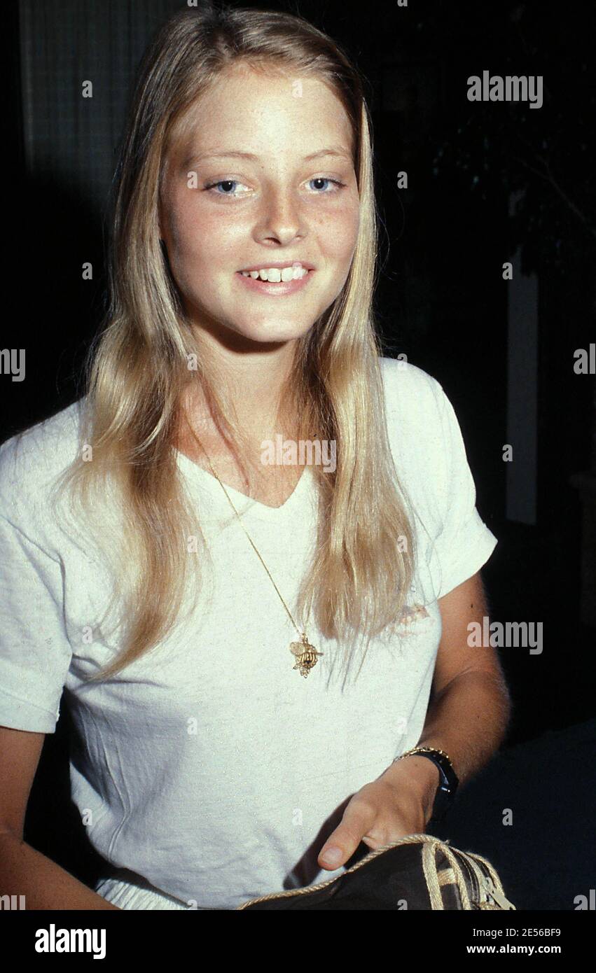 Jodie Foster 1980 Credit: Ralph Dominguez/MediaPunch Stock Photo - Alamy