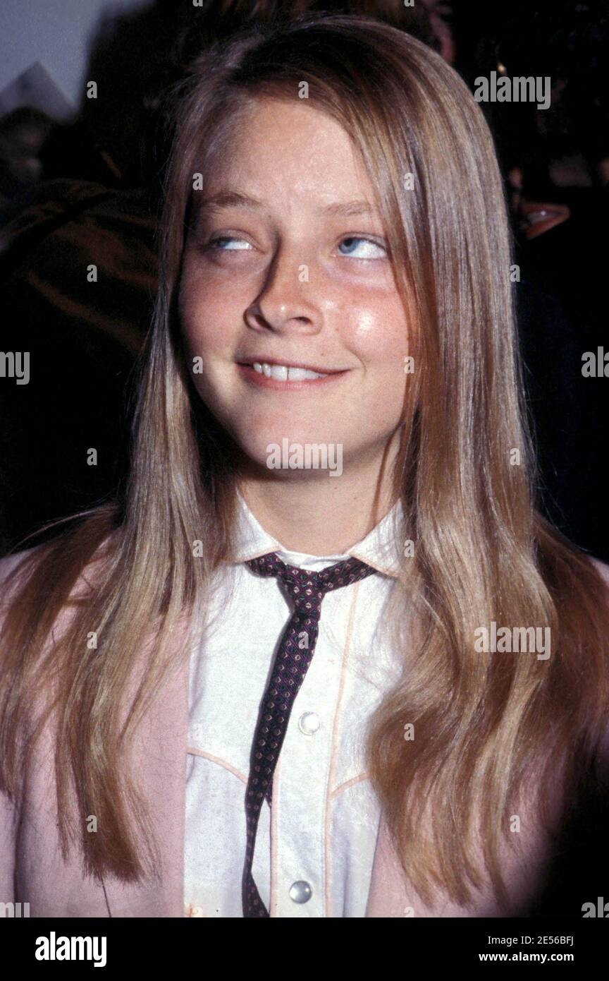 Jodie Foster 1980 Credit: Ralph Dominguez/MediaPunch Stock Photo - Alamy