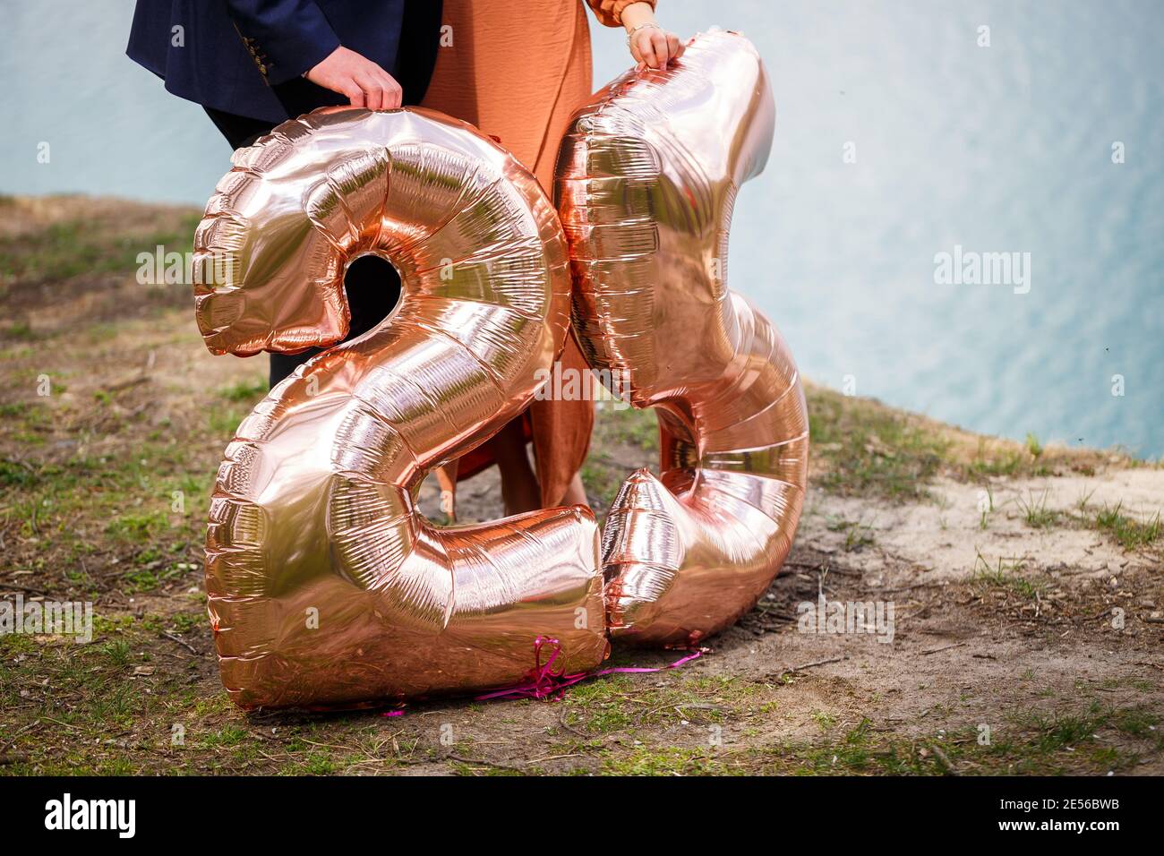 Number twenty five ribbon hi-res stock photography and images - Alamy