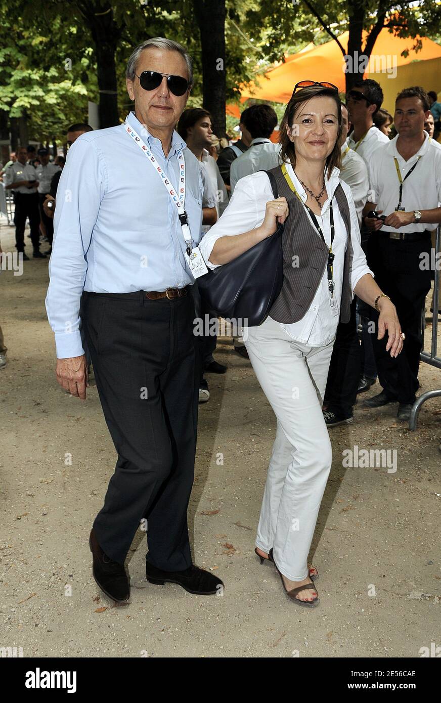 Daniel Bilalian and his wife attend the 95th Tour de France 2008 ...