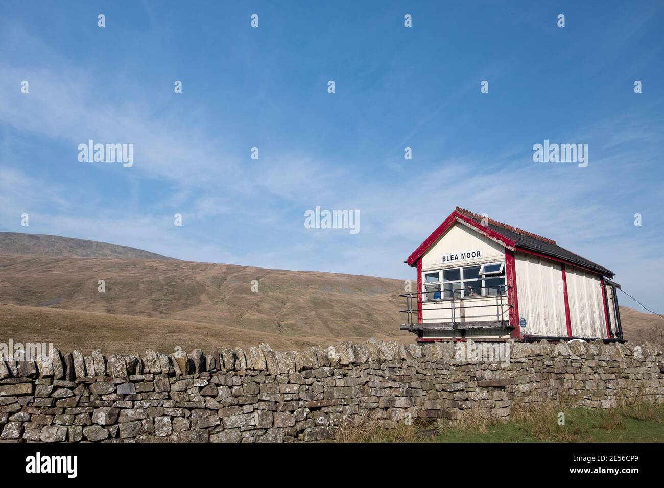 Blea Moor signal box on the Settle to Carlisle line near Ribblehead in ...