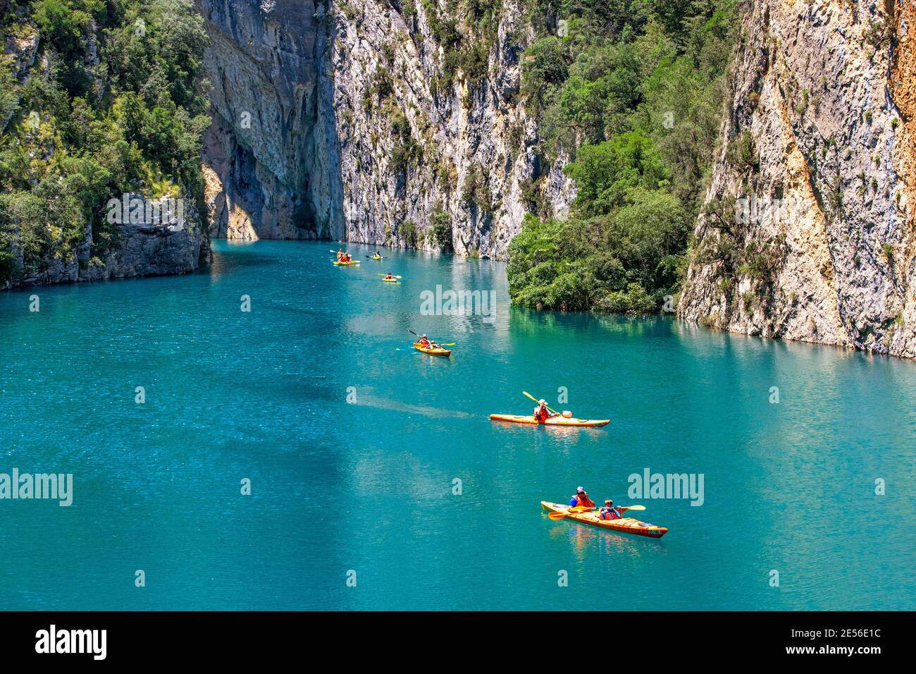 Congost de Mont-Rebei in the Pre-Pyrenees of Lleida, Catalonia. Serra ...
