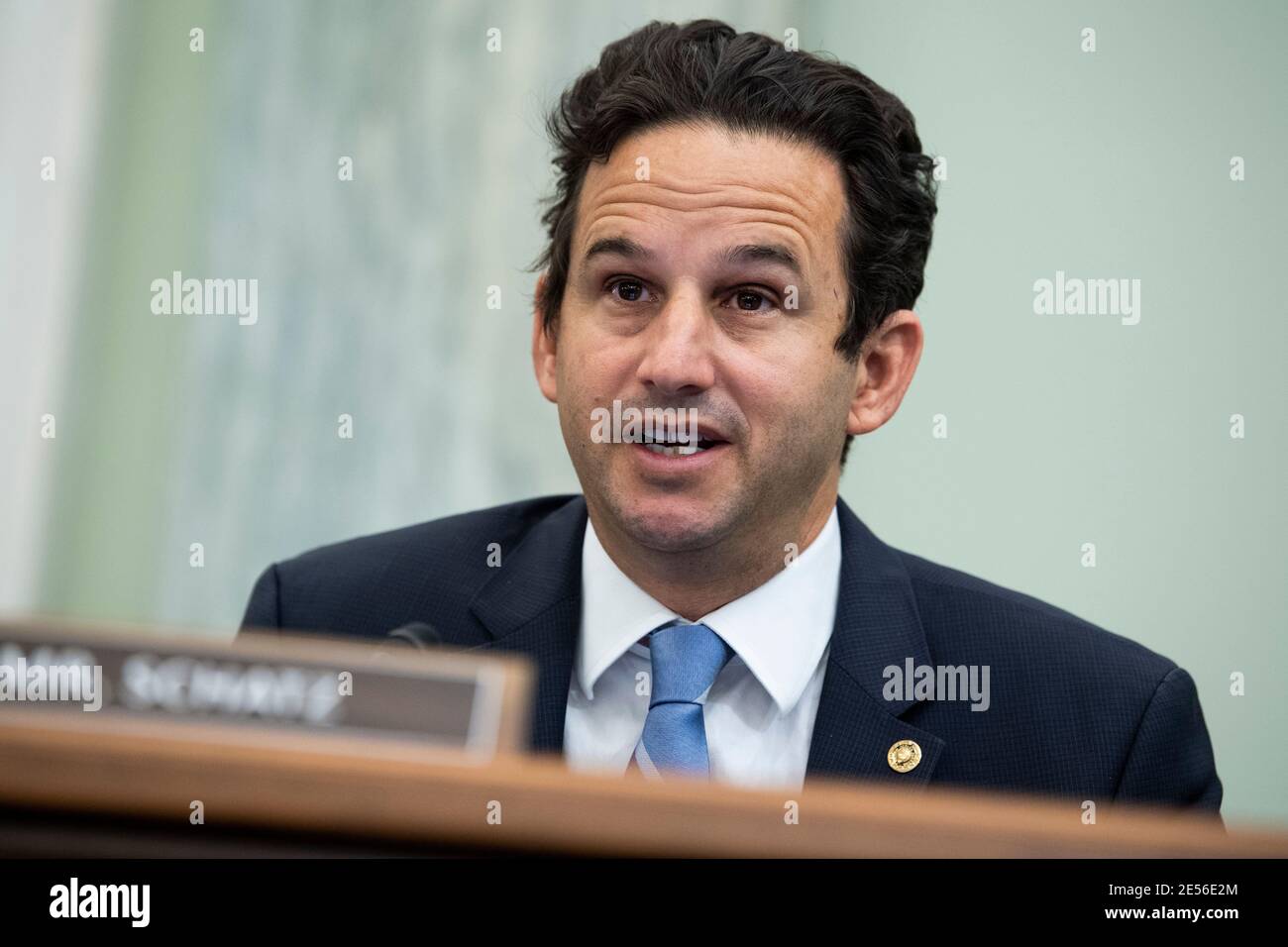 United States Senator Brian Schatz (Democrat of Hawaii), questions Gina ...
