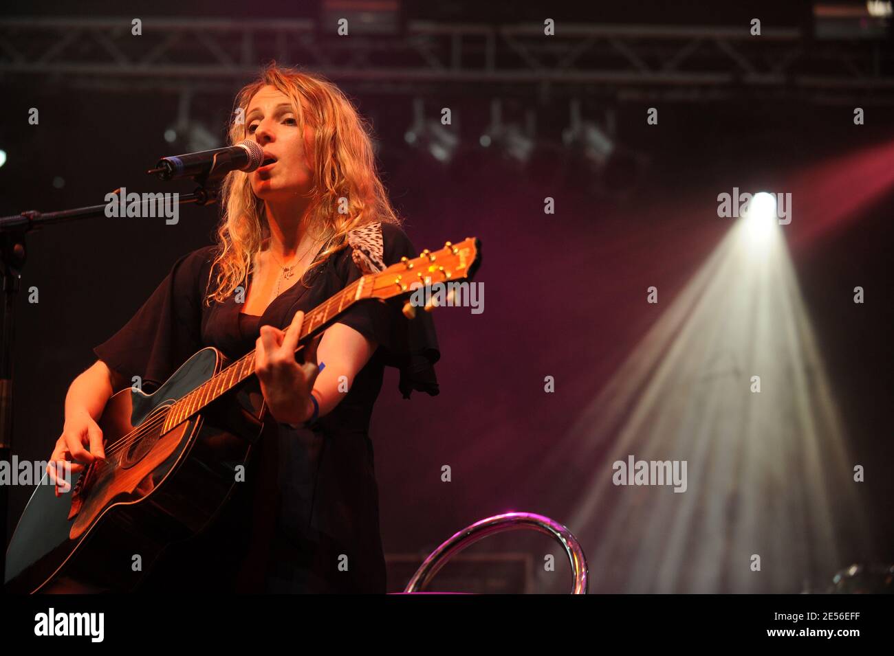 Maidi Roth performs during 'La Fete de l'Espoir', in Geneva ...