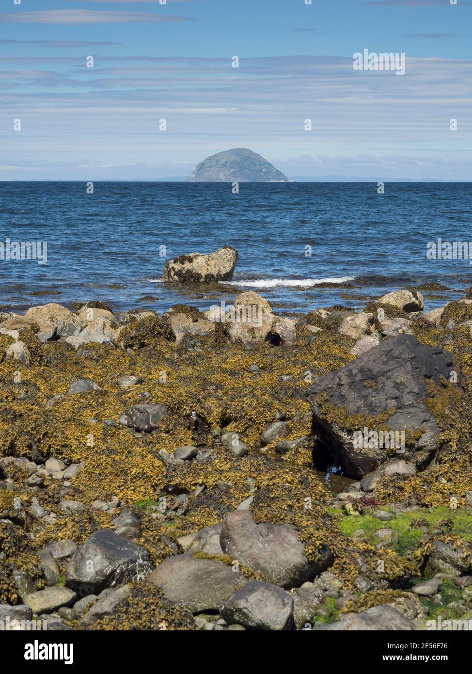 The island of Ailsa Craig off the west coast of Scotland Stock Photo ...