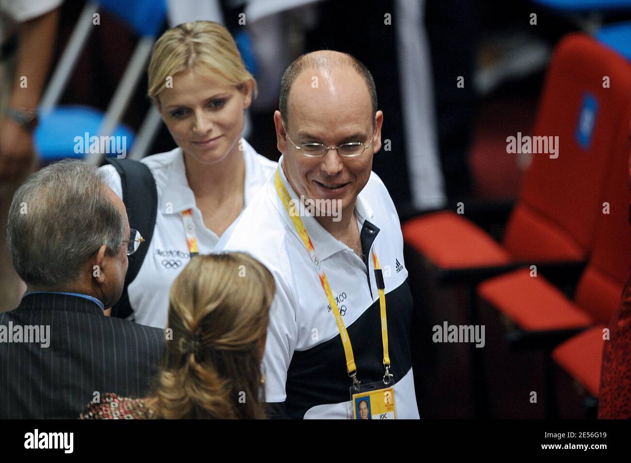HSH Prince Albert II of Monaco and Charlene Wittstock attend the women ...