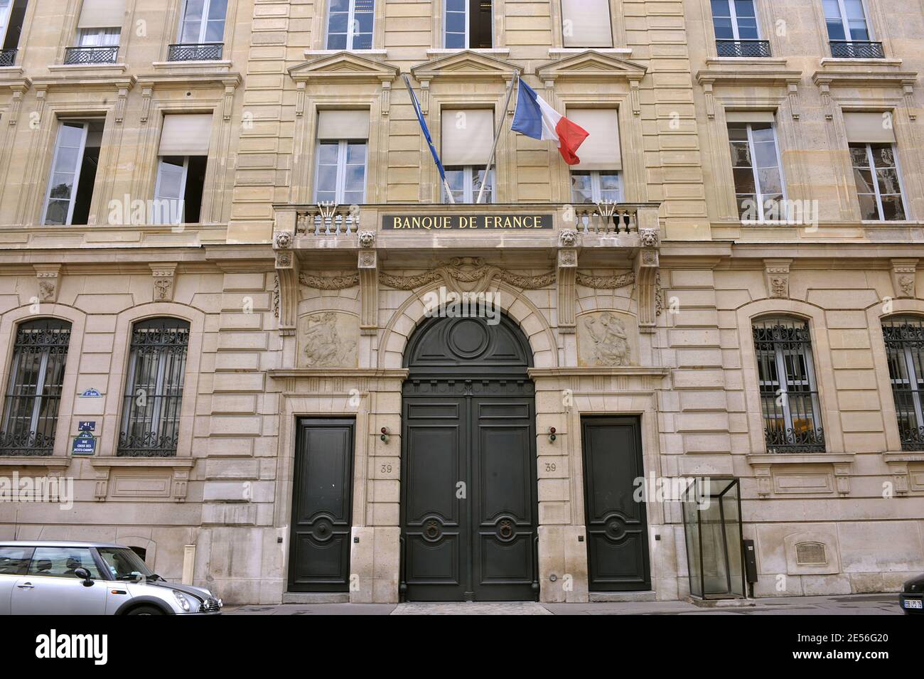 The' Banque de France' headquarter in Paris, France on August 05, 2008 ...