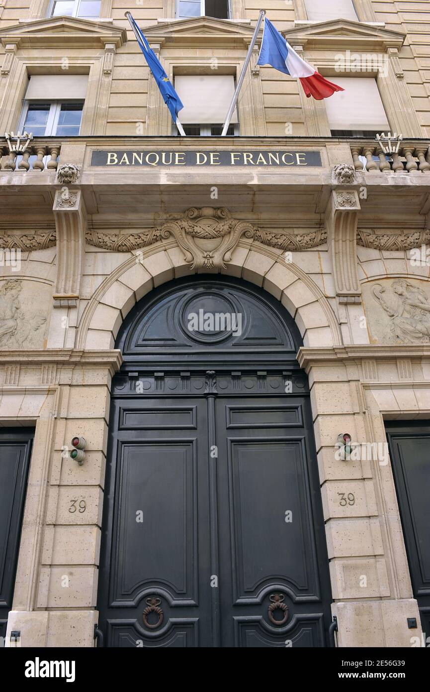 The' Banque de France' headquarter in Paris, France on August 05, 2008 ...