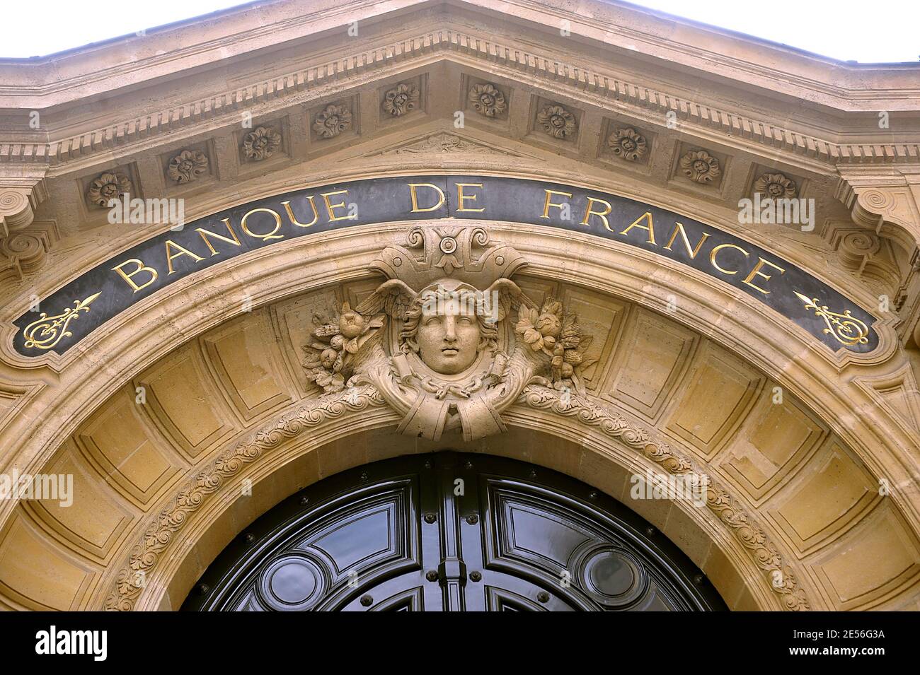 The' Banque de France' headquarter in Paris, France on August 05, 2008 ...