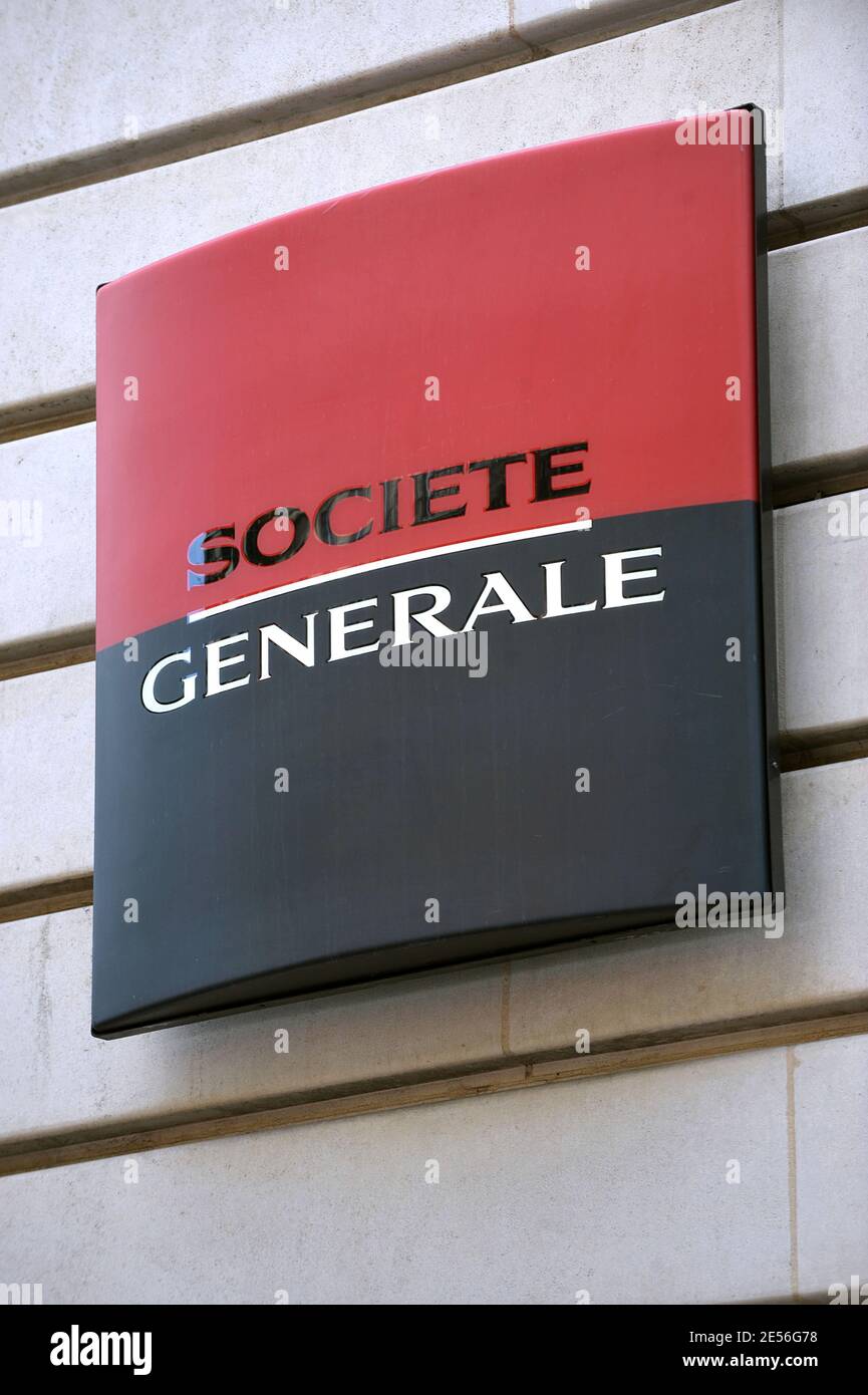 French bank Societe Generale's headquarter in Paris, France on August ...