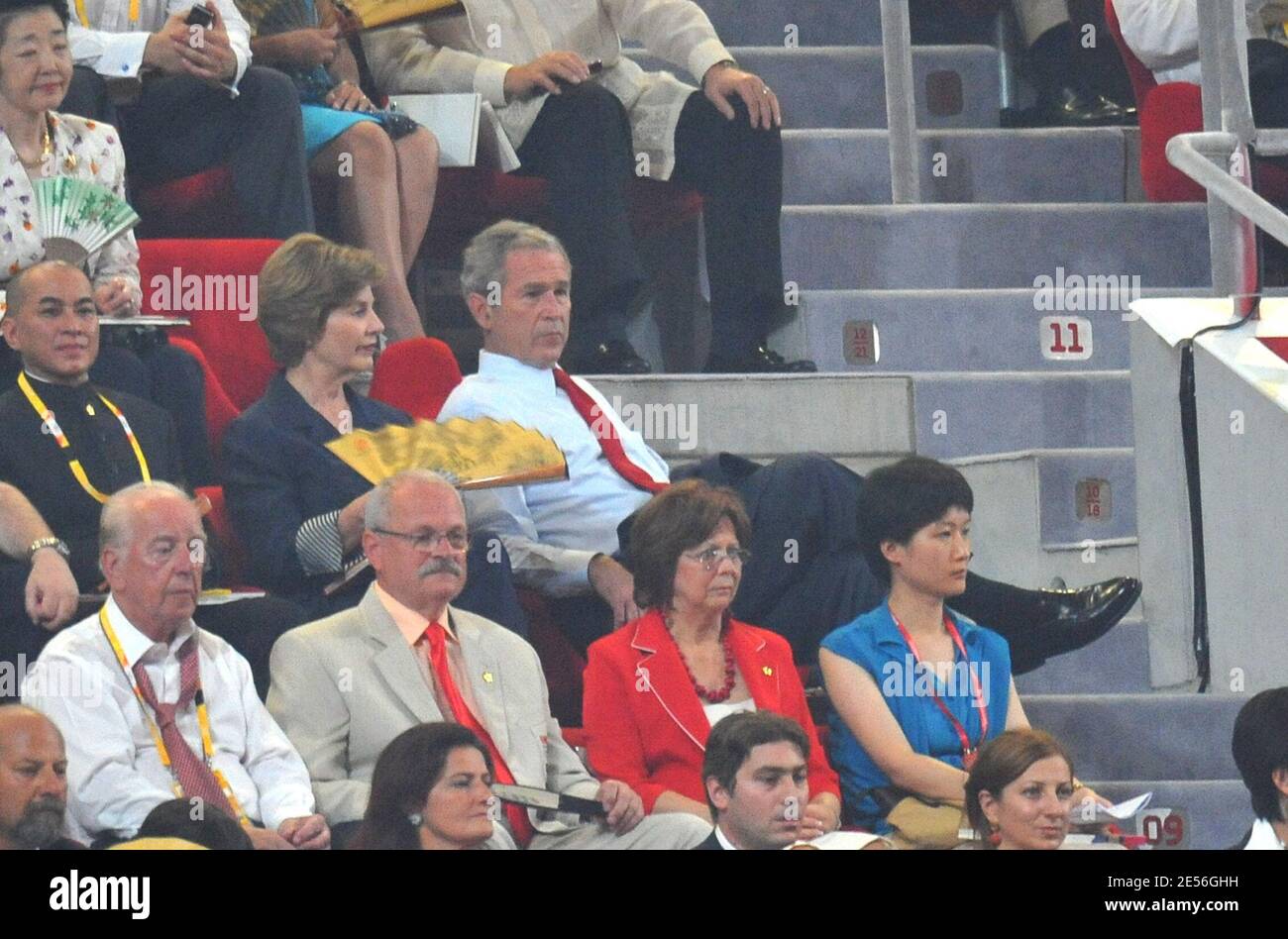 George bush femme laura hi-res stock photography and images - Alamy