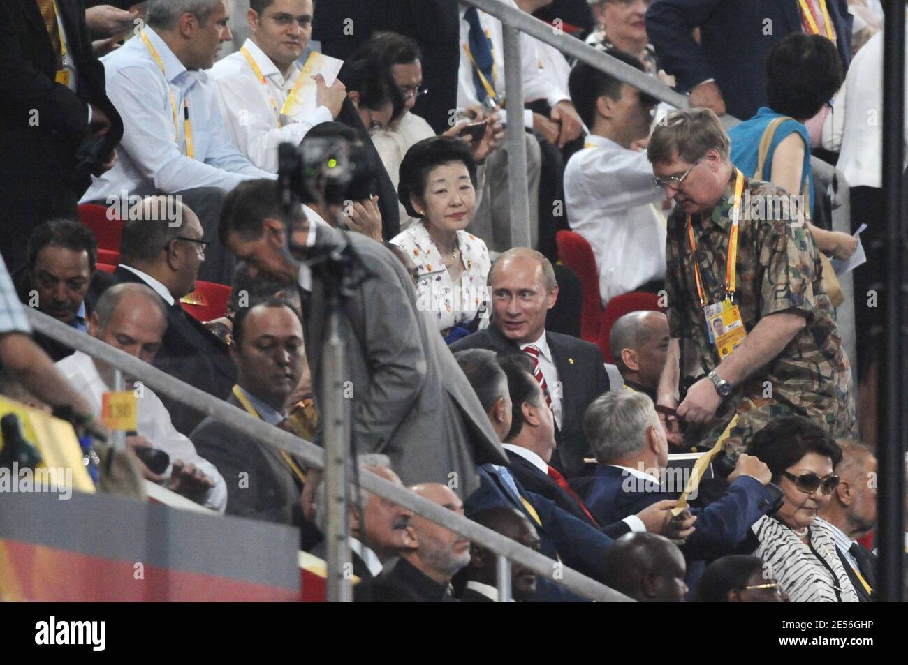 Russian PM Vladimir Putin attends the opening ceremony of the XXIX ...