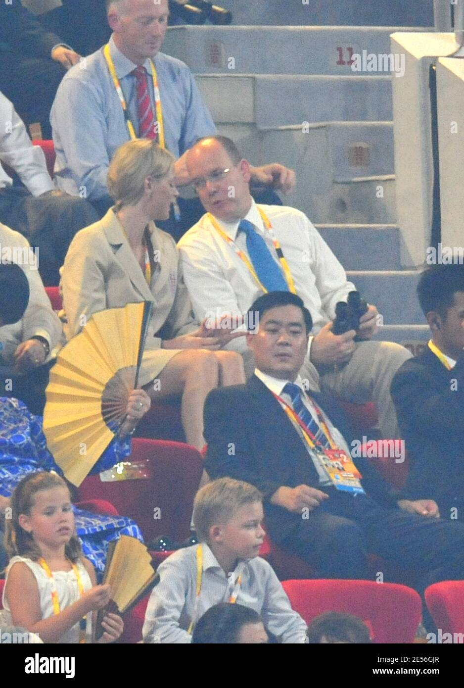 HSH Prince Albert II of Monaco and Charlene Wittstock attend the ...