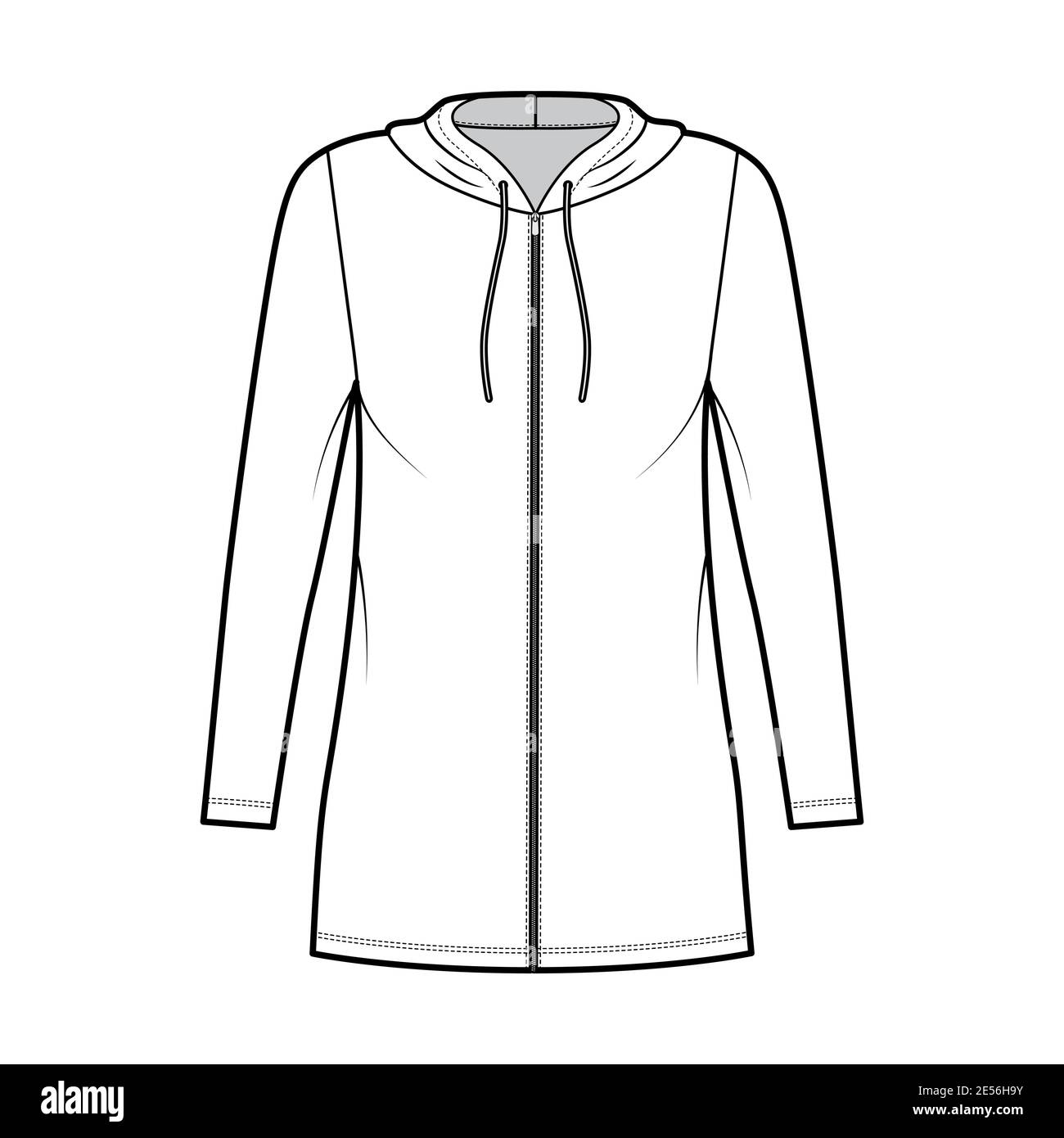 Oversized hoodie for men and women Cut Out Stock Images & Pictures - Alamy
