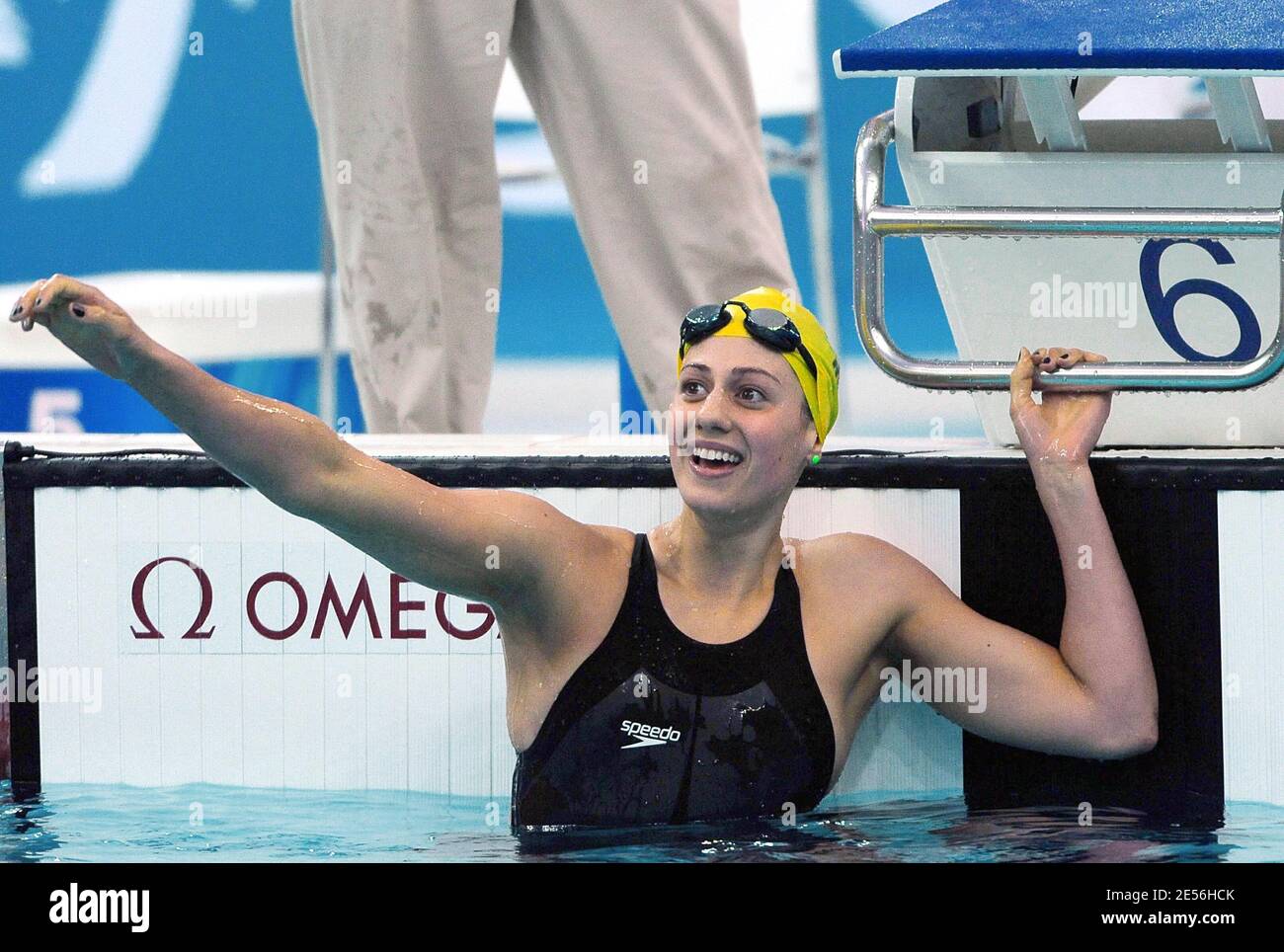Australia's Stephanie Rice wins the gold in the women's 400m individual ...